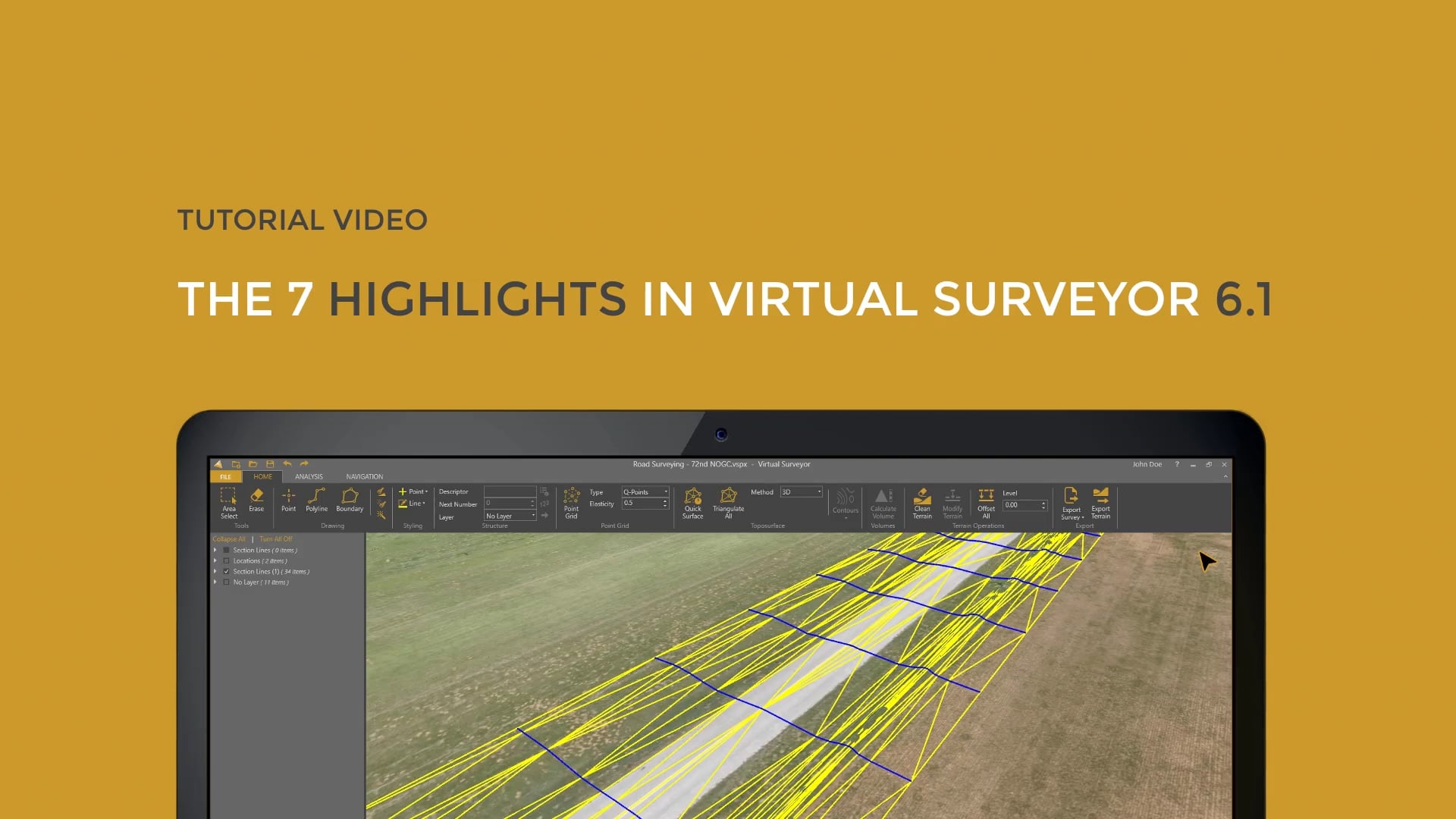 Tutorial videos on Virtual Surveyor